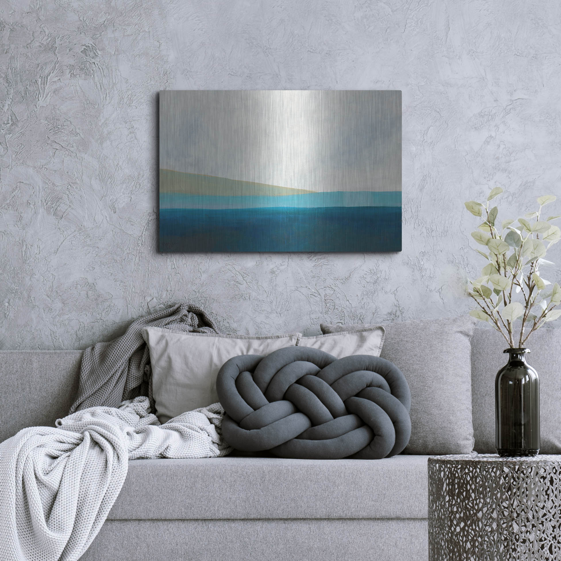 Ivy Bronx 'Layered Earth 3' by Jan Weiss Metal Wall Art | Wayfair