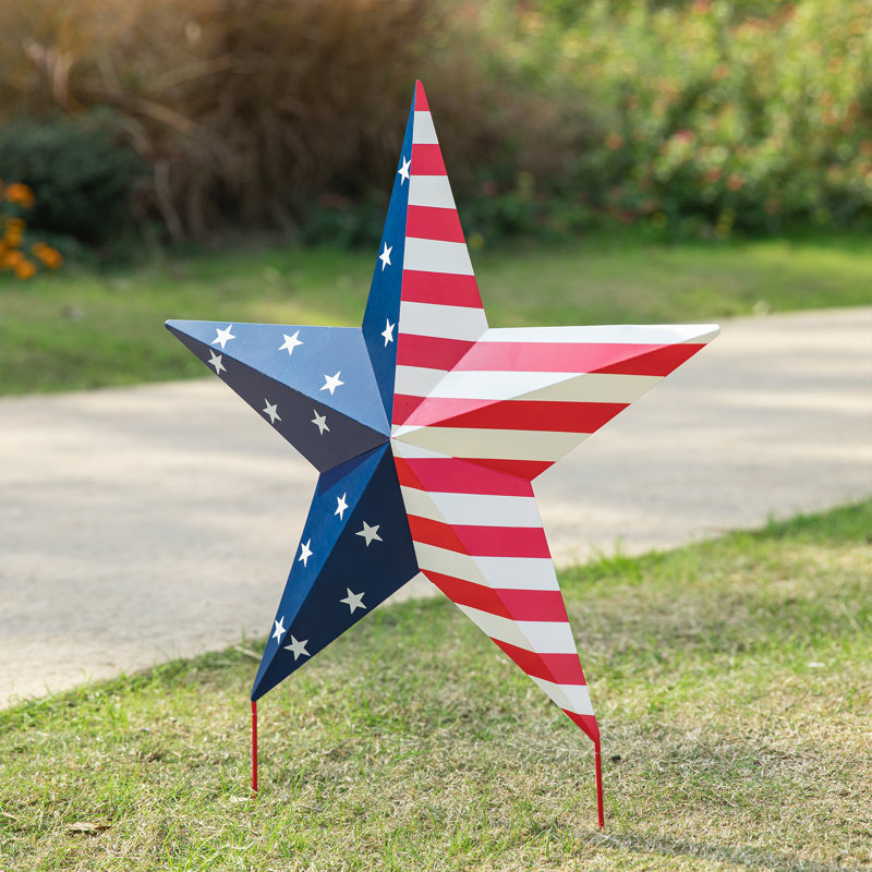 The Twillery Co.® Hayman Patriotic American Garden Stake & Reviews ...