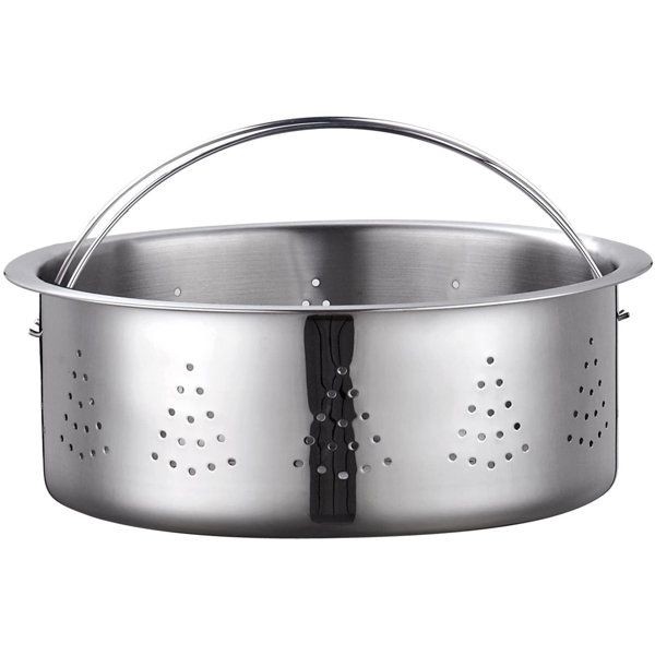 Cooks Standard 12 qt 18/10 Stainless Steel Pasta Steamer Multi-Pot with ...