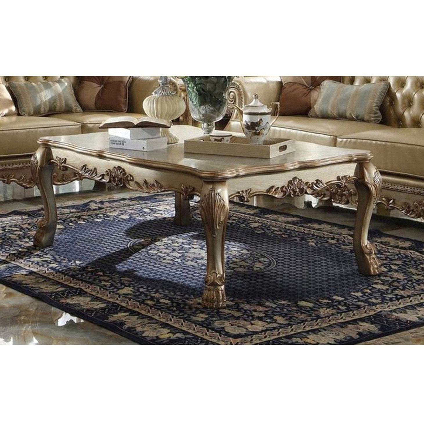 House of Hampton Traditional Style Coffee Table, Traditional Occasional ...