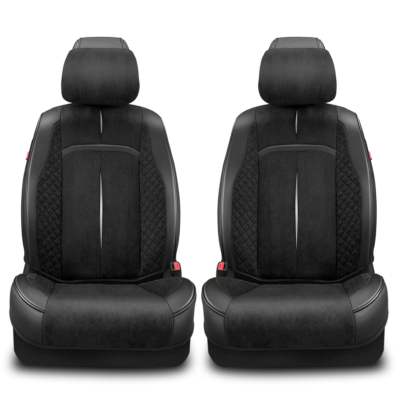MoNiBloom Voris Series Front Seat Covers With Headrest, Airbag ...