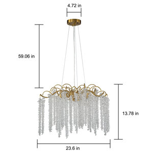 House of Hampton® Glori Crystal Classic / Traditional Chandelier ...