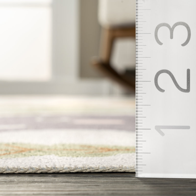 Viv + Rae™ Felipa Graphic Machine Washable Area Rug for Living Room ...