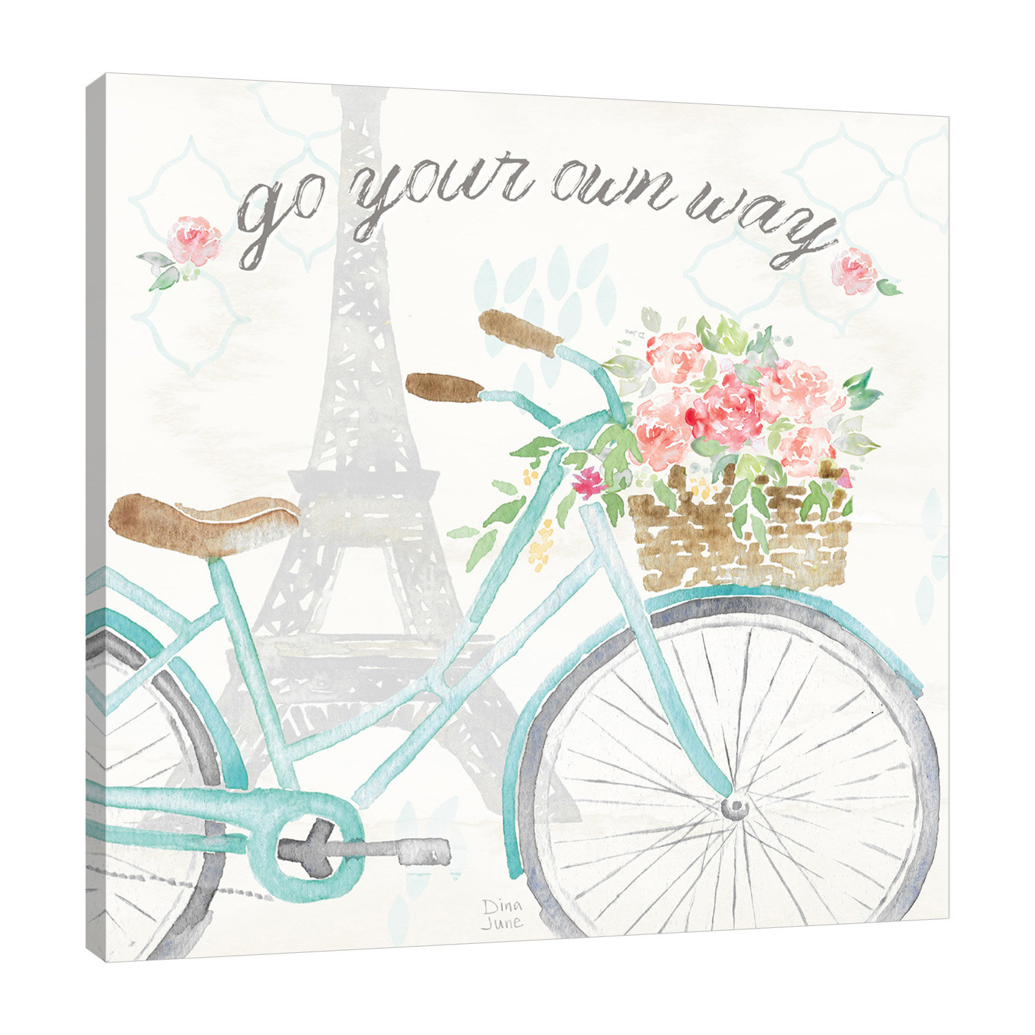 Trinx "Boho Ride II" Gallery Wrapped Canvas By Dina June | Wayfair