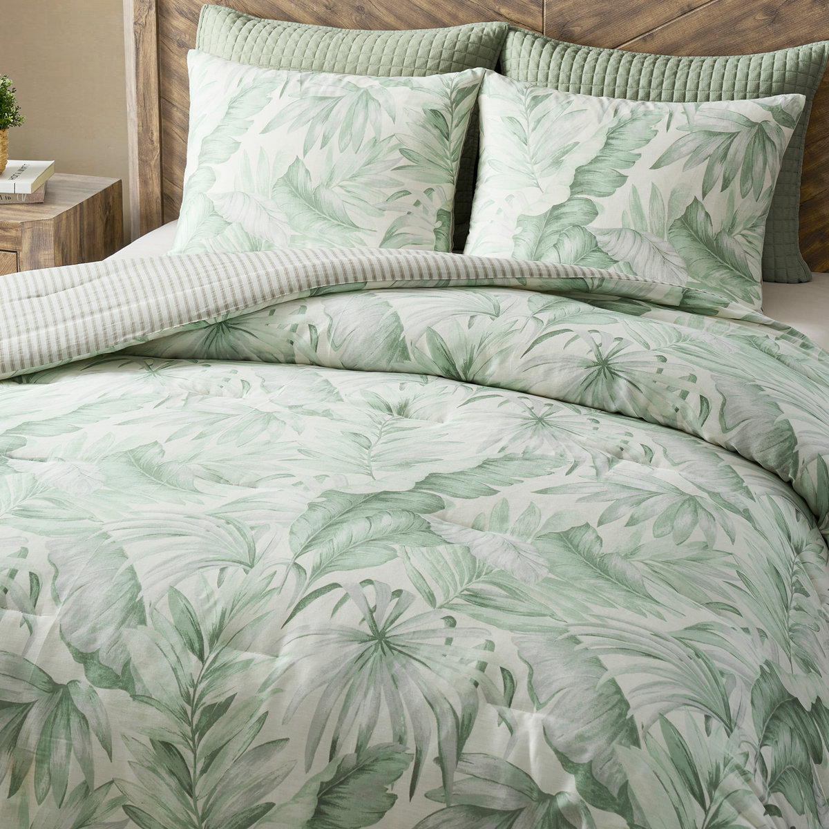 Wonderful Textile Wonderful Cotton Blend Floral Comforter Set | Wayfair