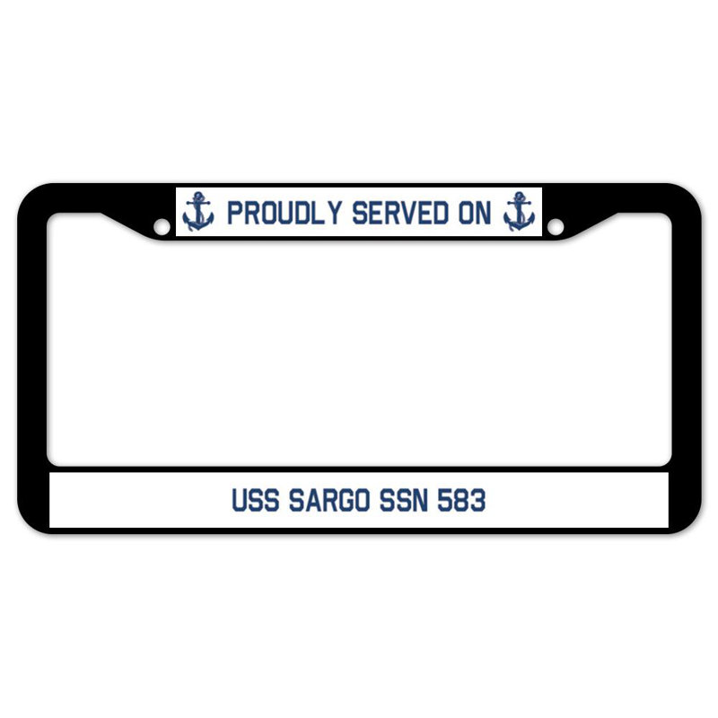 SignMission Proudly Served on USS SARGO SSN 583 Plate Frame | Wayfair