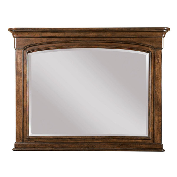 Alcott Hill® Brijan Solid Wood Rectangular Wall Mirror | Wayfair