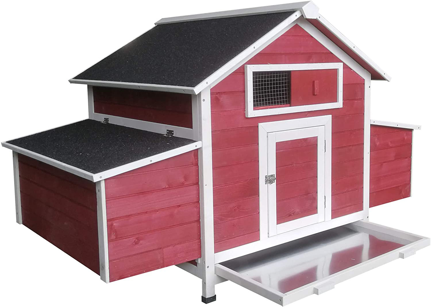 Tucker Murphy Pet™ Backyard Wood Chicken Coop Hen House With 6 Nesting ...