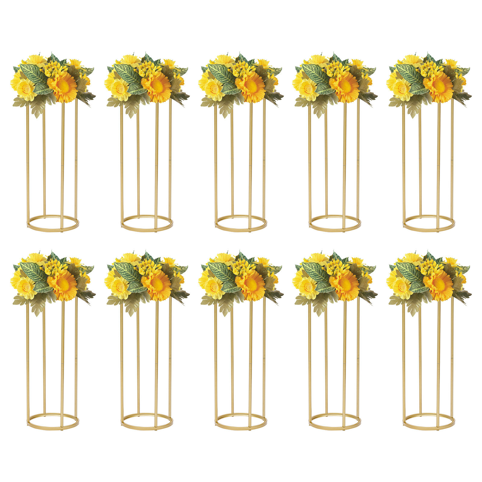 YaoTown Iron Flower Column Stand | Wayfair