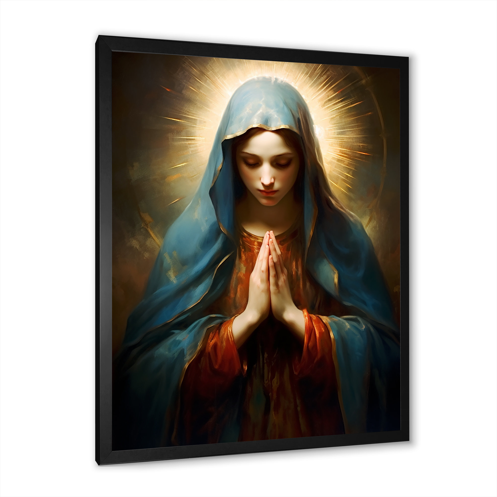 Design Art Mother Mary Christian Portrait I - Christianism Wall Art ...