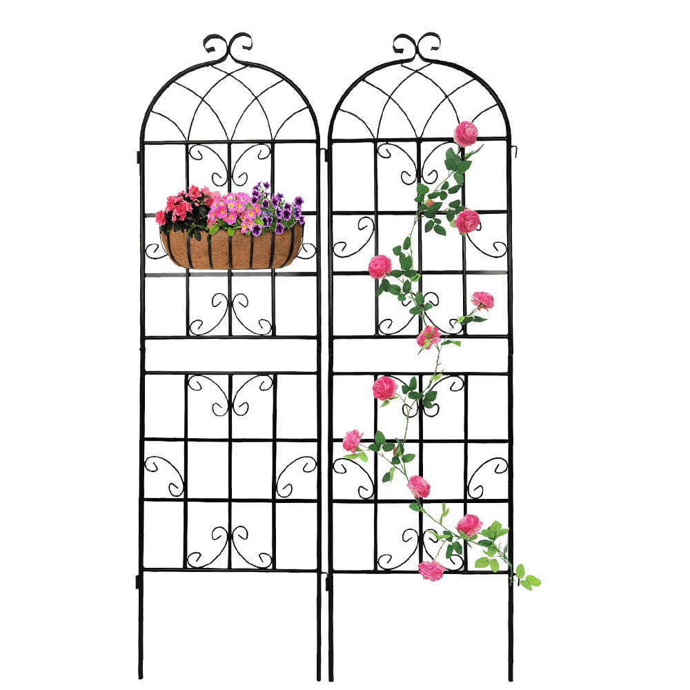 Red Barrel Studio® Garden Trellis Metal Trellis Metal Garden Trellis 86 ...