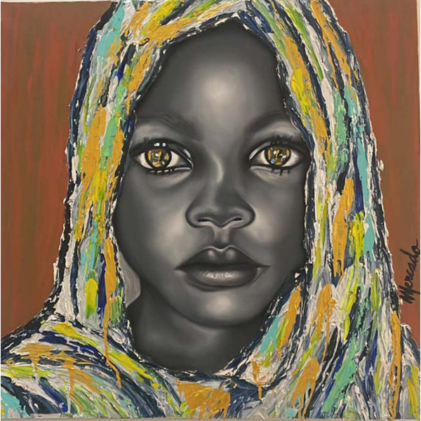 RobertAllenFabric Maria Mercado Polychromic Waiting 3 On Canvas by ...