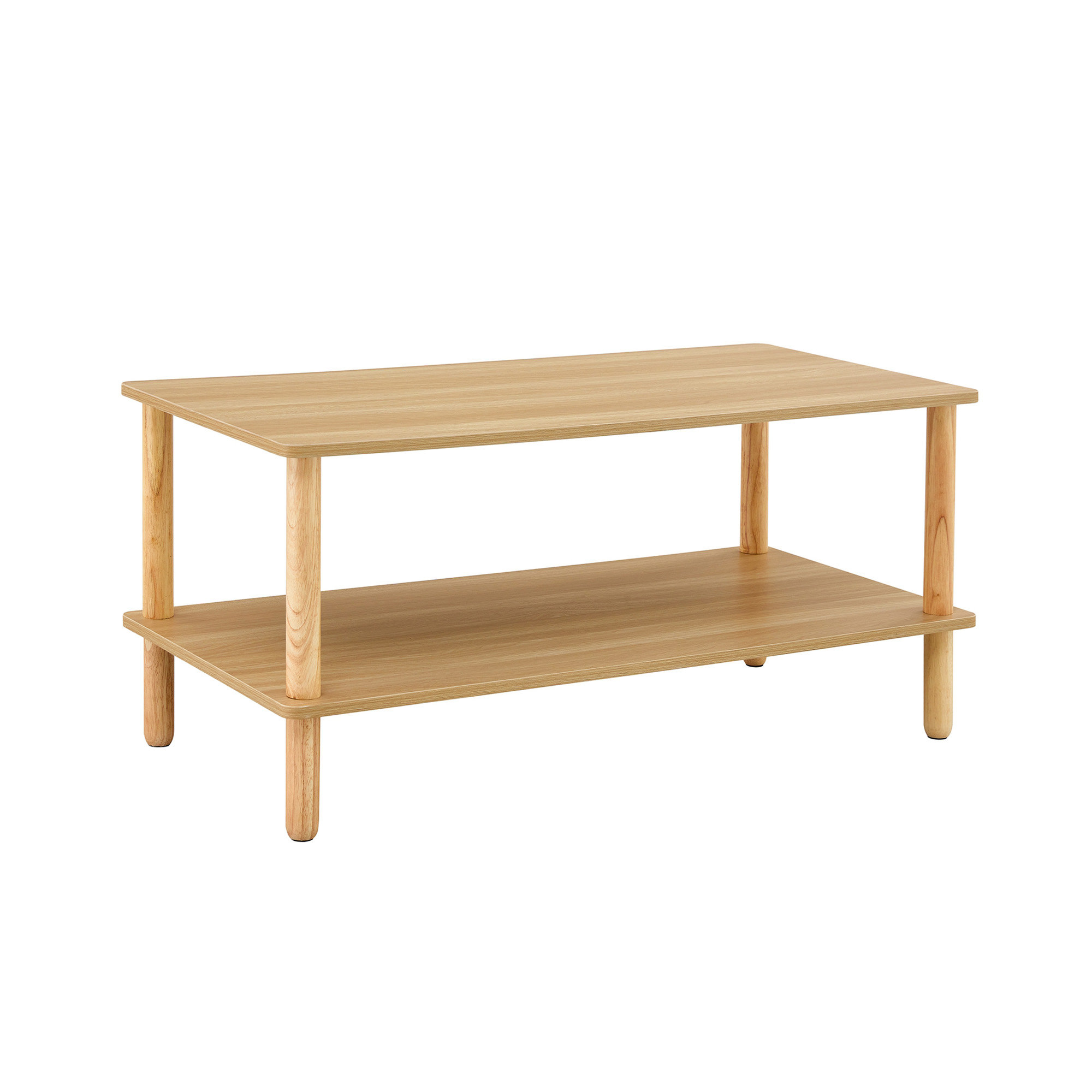 Latitude Run® Modern 2-Tier Coffee Table For Living Room Furniture ...