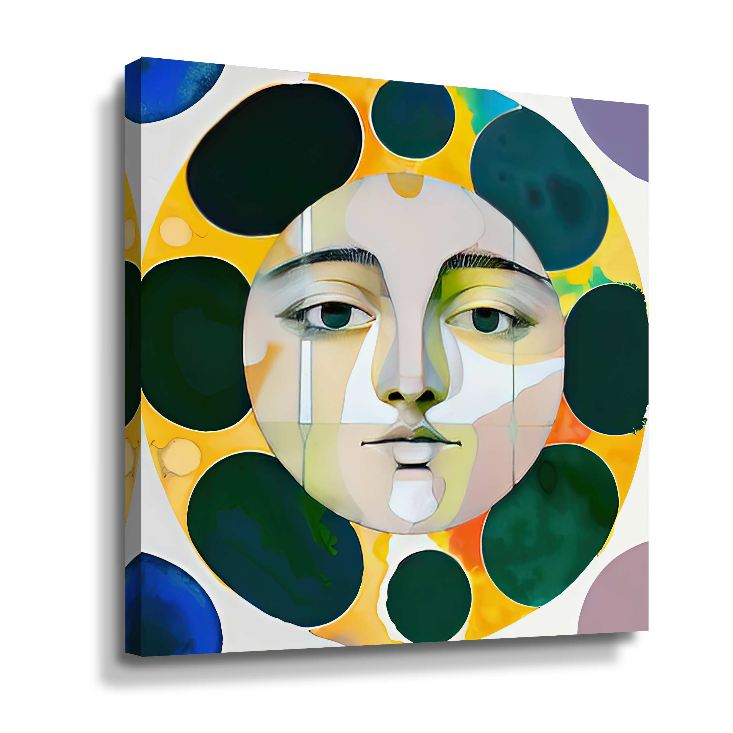 Bungalow Rose Flower Face On Canvas by Elena Ray Print | Wayfair