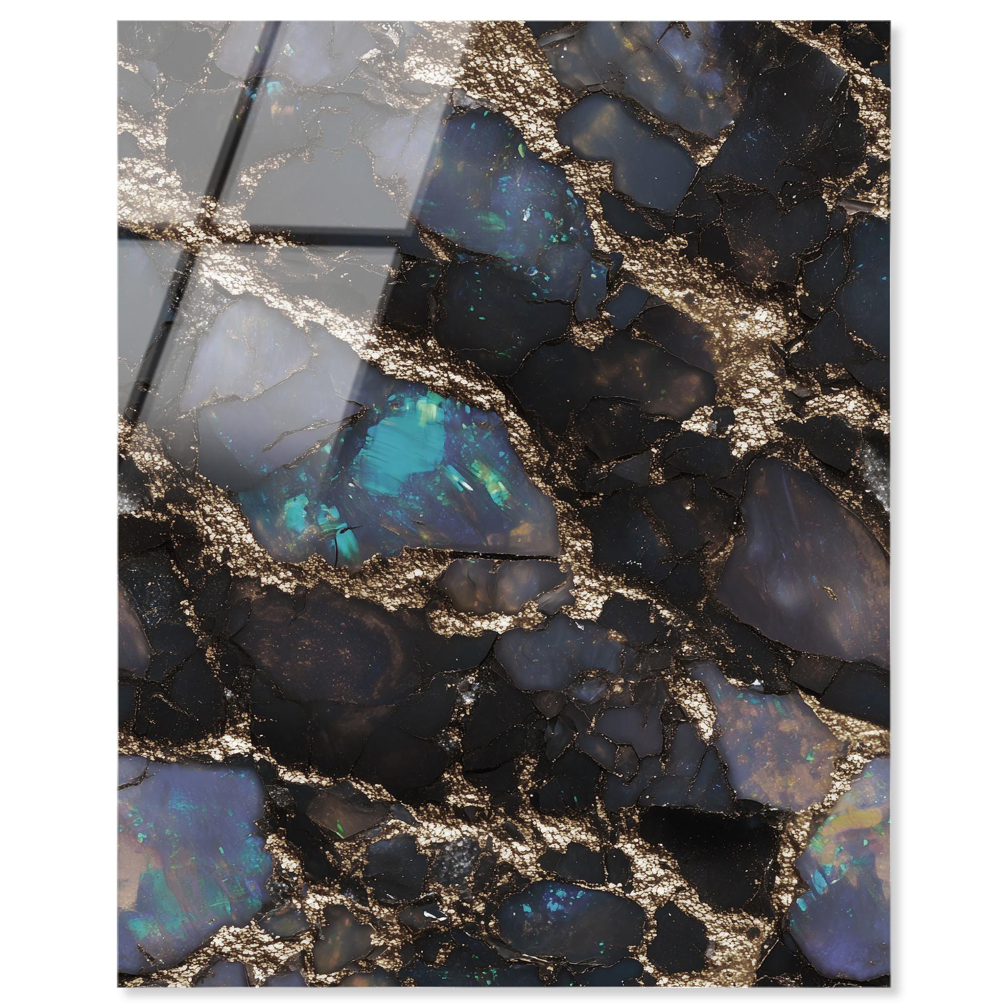 Everly Quinn Astral Firelight Acrylic Geode Art Prints by Art Remedy ...