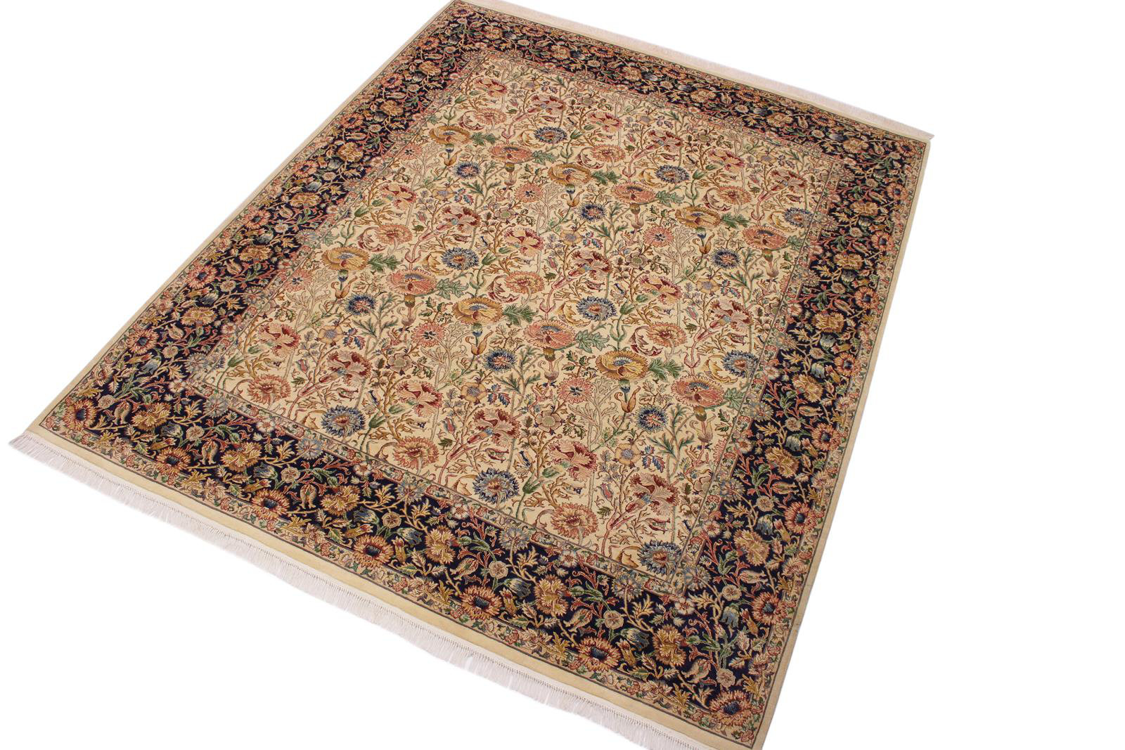 Astoria Grand Oyer Oriental Handmade Hand-Knotted Rectangle 8'1" x 10 ...