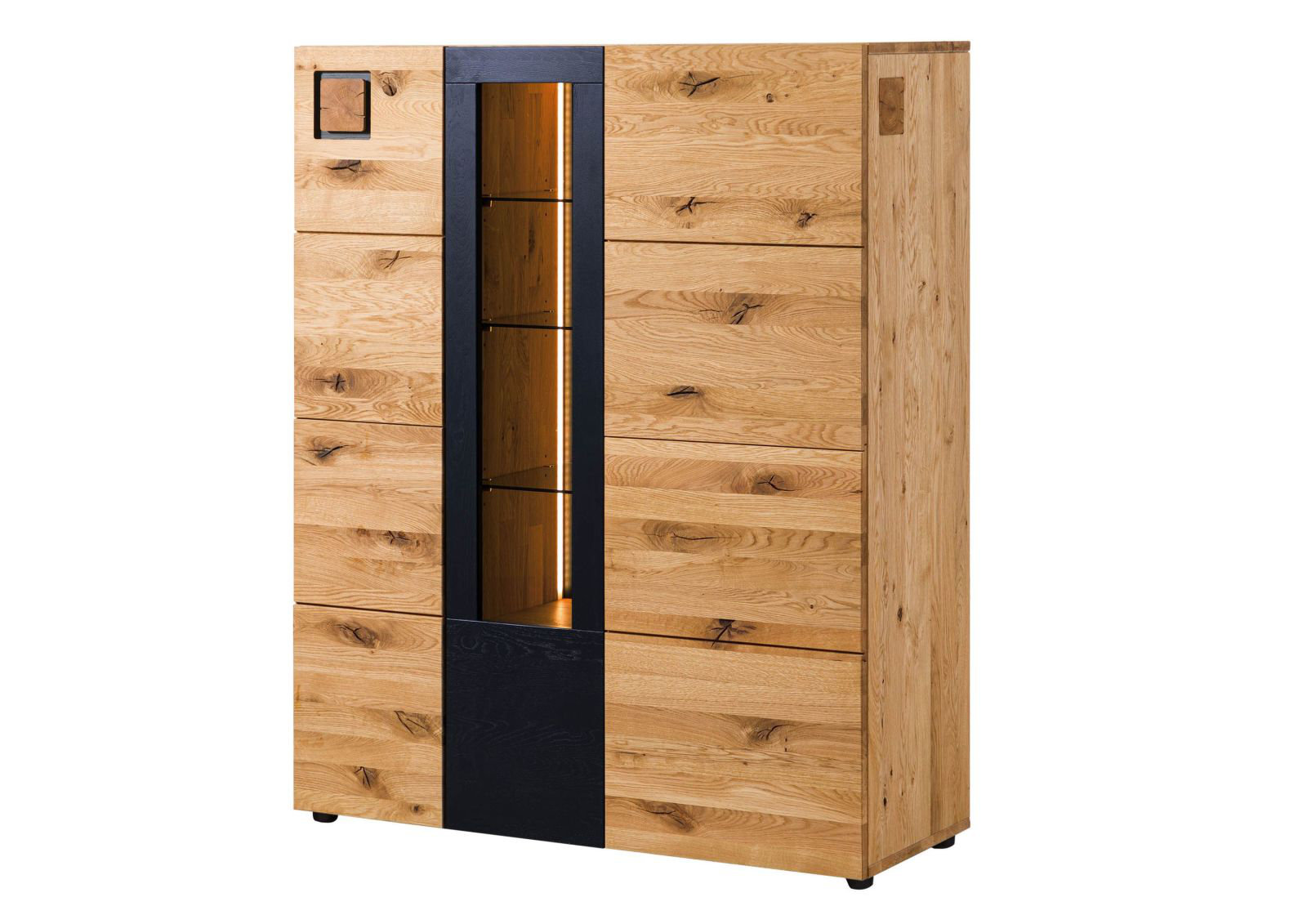 Massivmoebel24 116cm Wide Solid Wood Highboard | Wayfair.ie