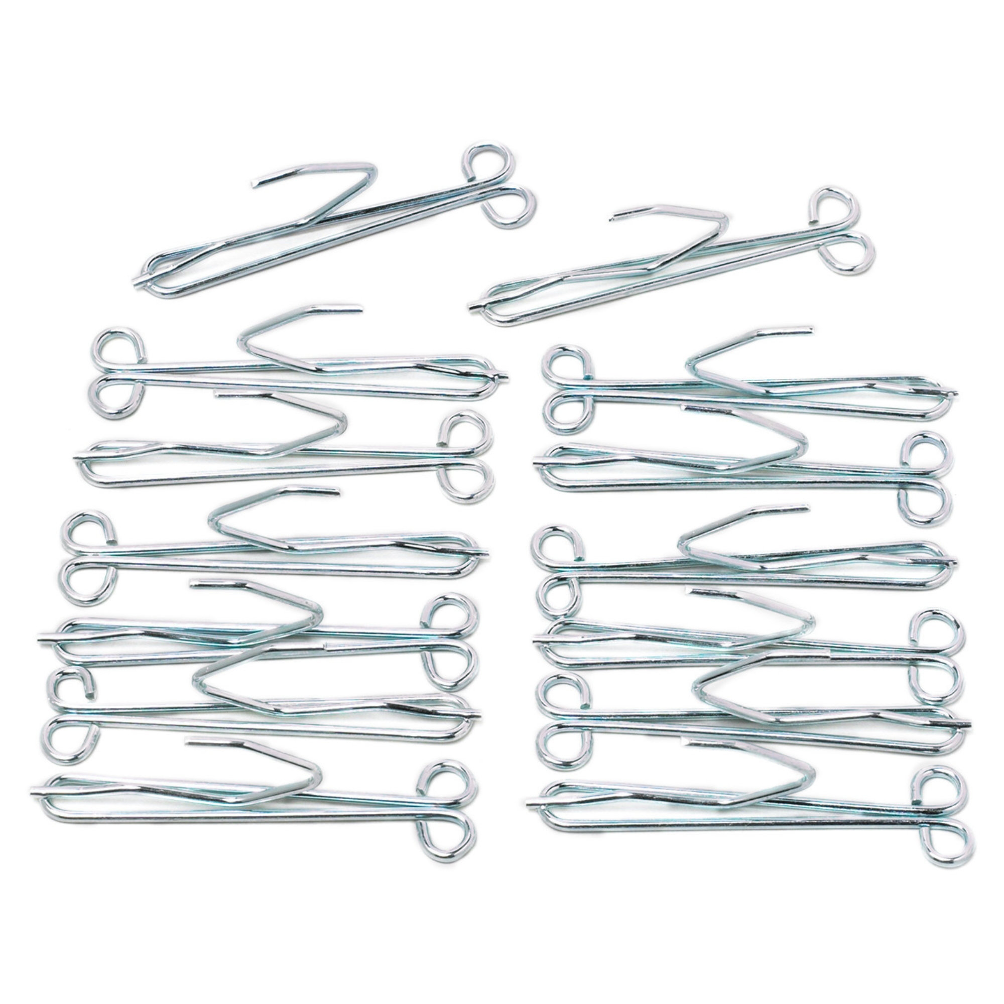 Achim Importing Co Fantasia Slip In Drapery Hooks 3" Long, 1" Heading ...
