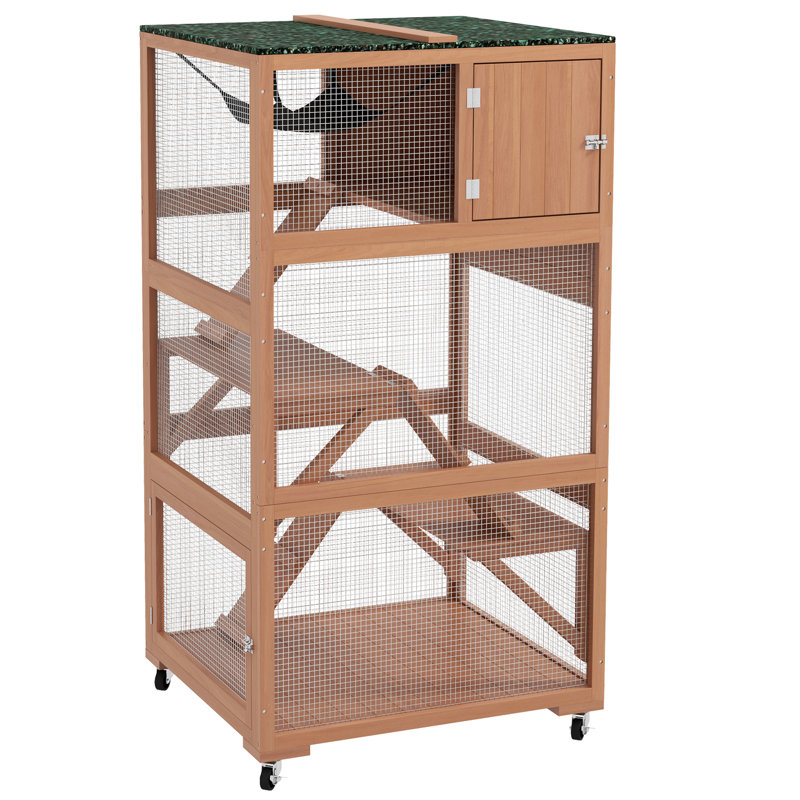Tucker Murphy Pet™ Catio, Outdoor Cat Enclosure House, Wooden Feral Cat ...
