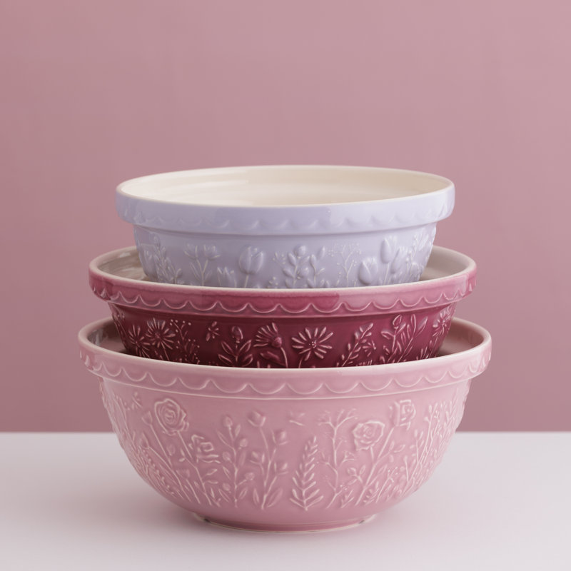 Mason Cash In The Meadow Mixing Bowls - Set Of 3 & Reviews | Wayfair