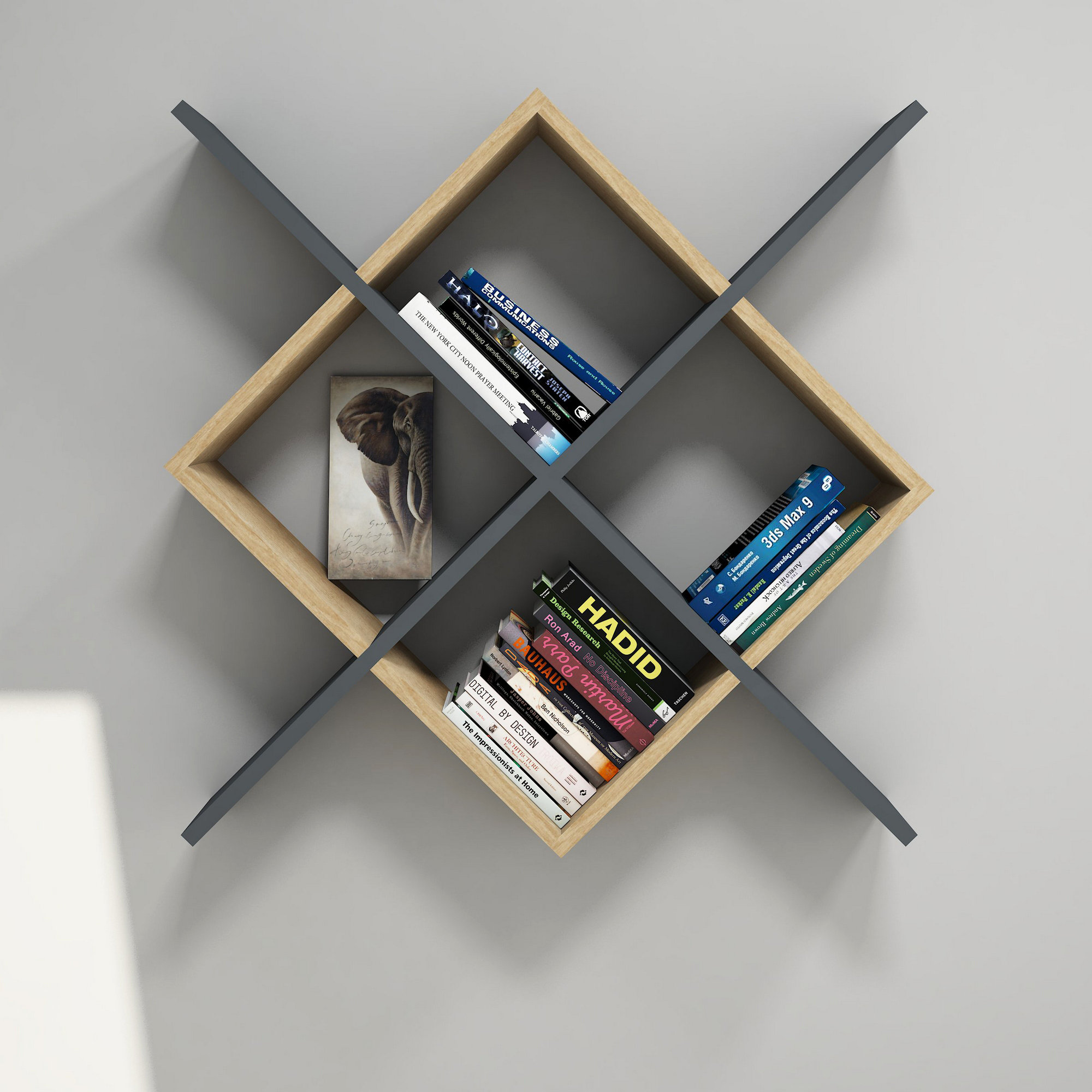 East Urban Home Fidelia 4 Piece Accent Shelf with Adjustable Shelves ...