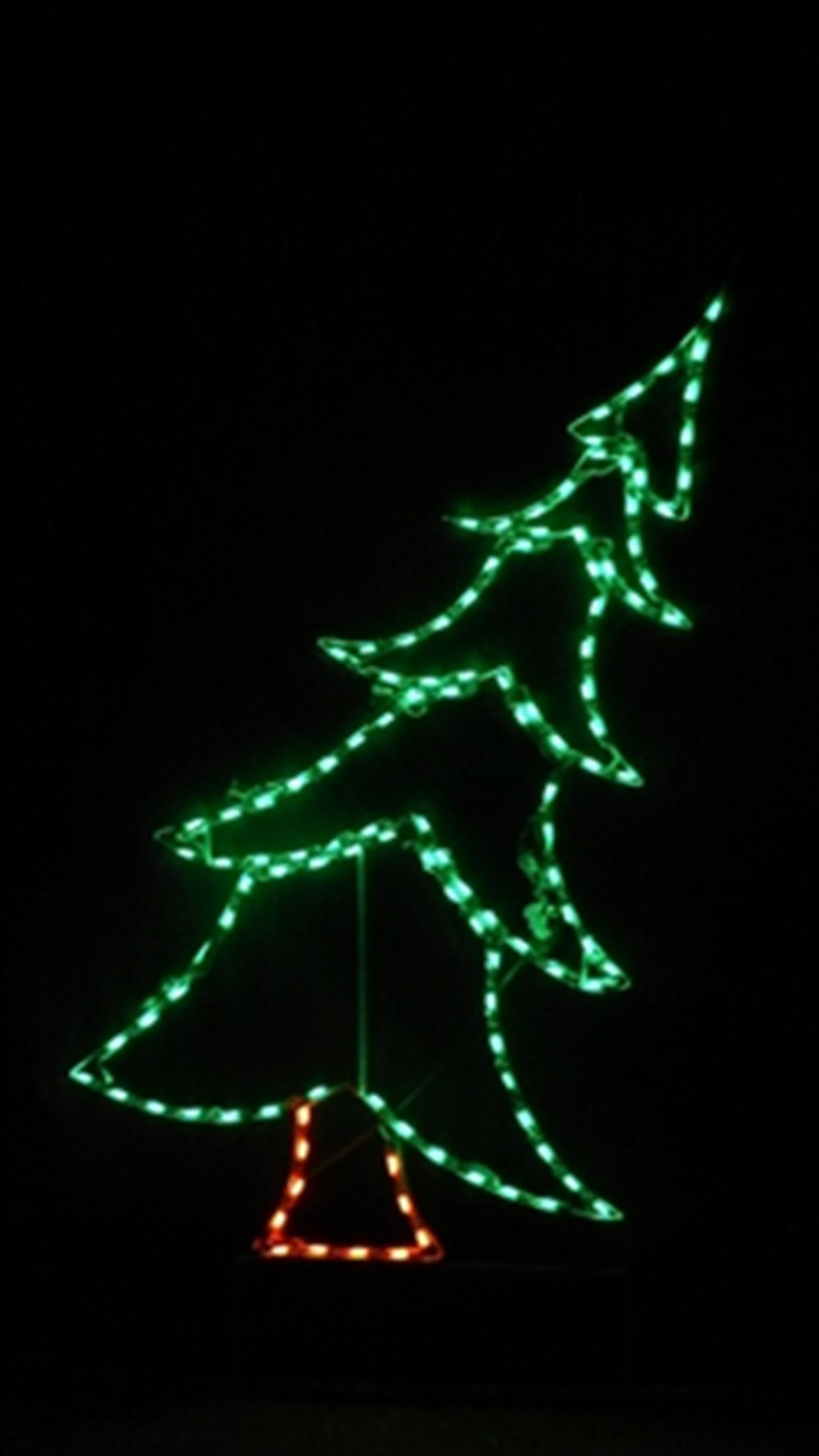 Lori's Lighted D'Lites Small Tilted Tree Christmas Holiday Lighted ...