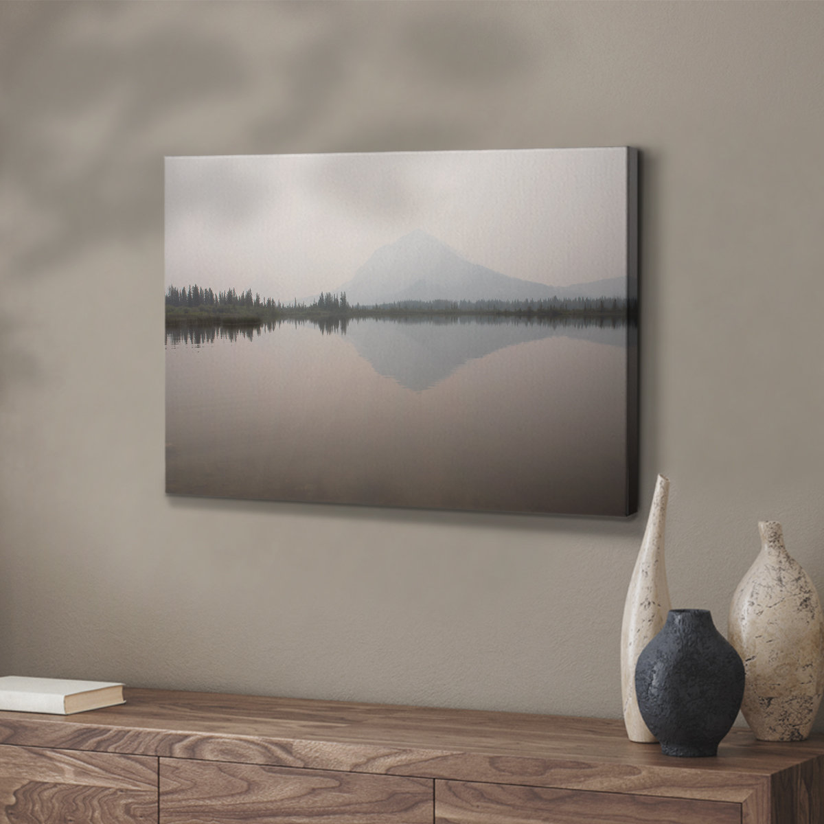 Winston Porter Dawn Reflection -Gallery Wrapped Cavas | Wayfair