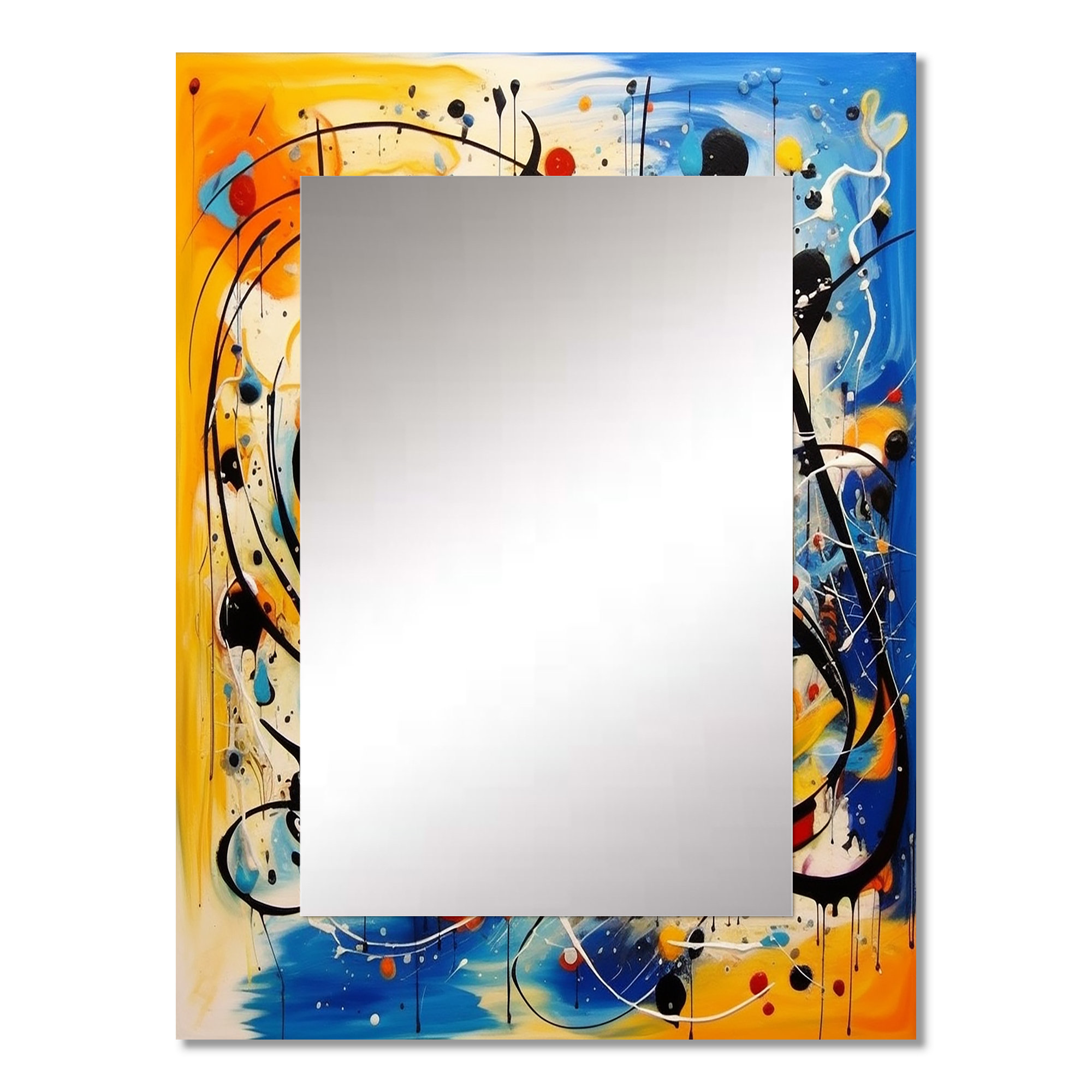Dakota Fields All That Jazz Colorful Joy IV - Abstract Collages Mirror ...