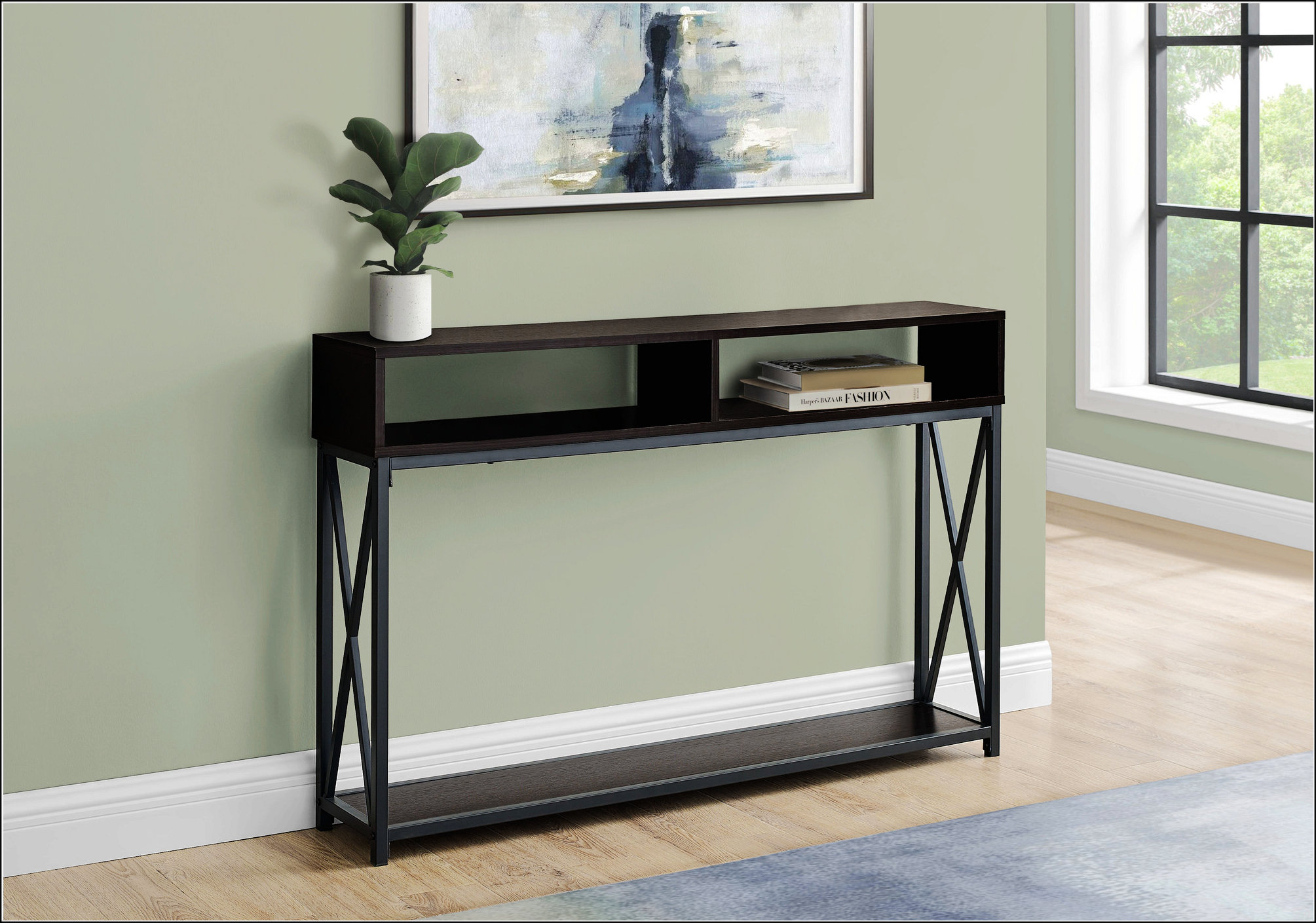 Gracie Oaks Charming Accent Table With Modern Design And Sturdy ...