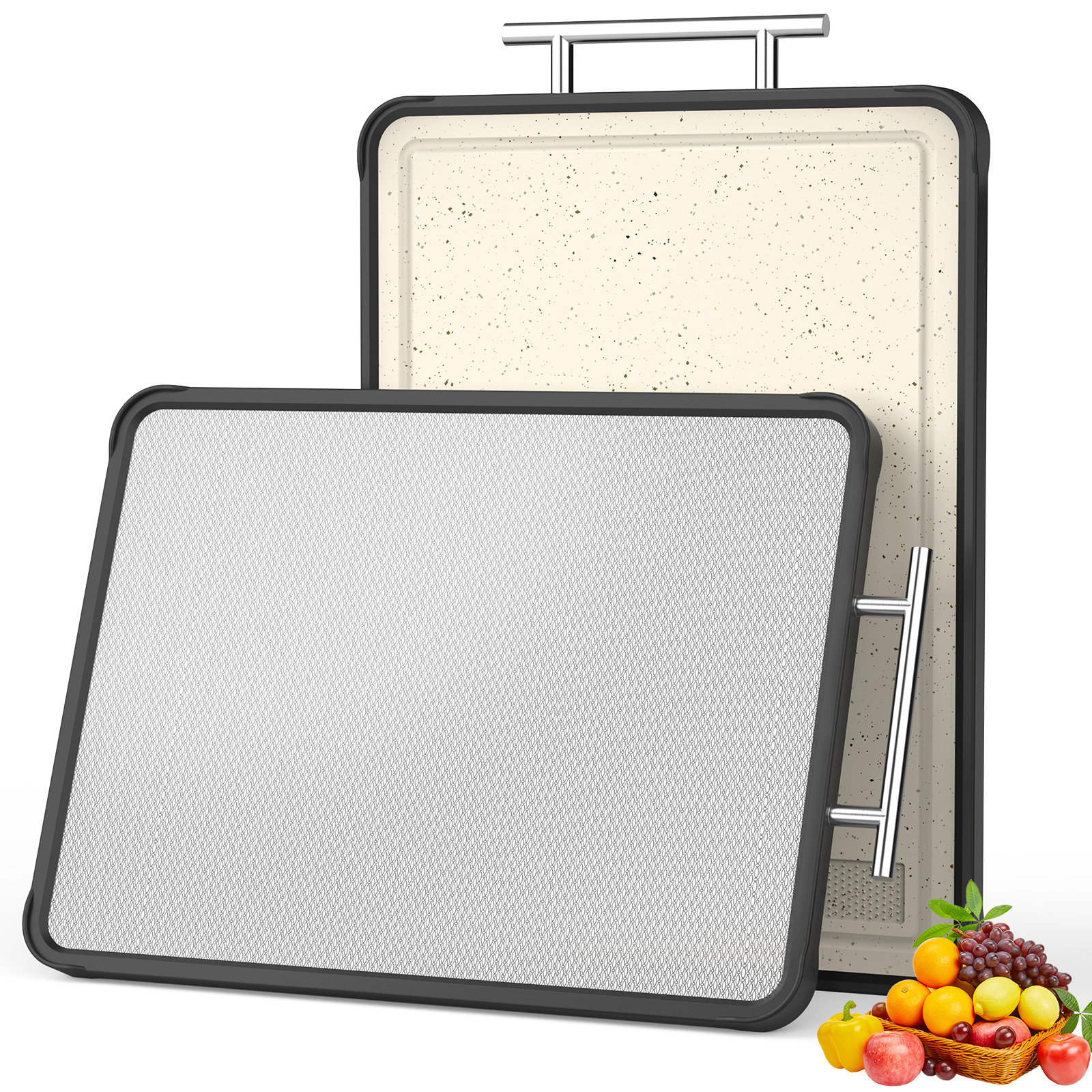 KELIVOL Titanium Alloy & Wheat Straw PP Double-Sided Board | 15"×11 ...