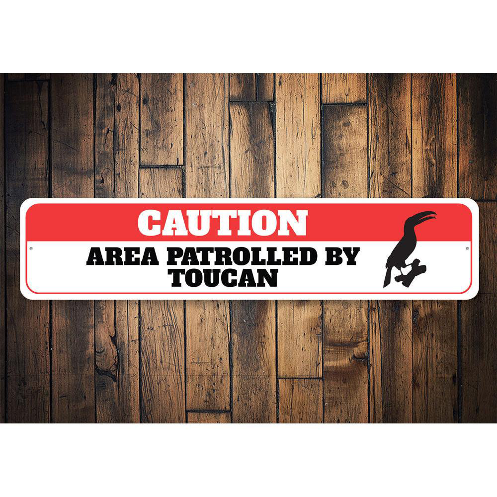 Lizton Sign Shop, Inc Toucan Caution Aluminum Sign | Wayfair