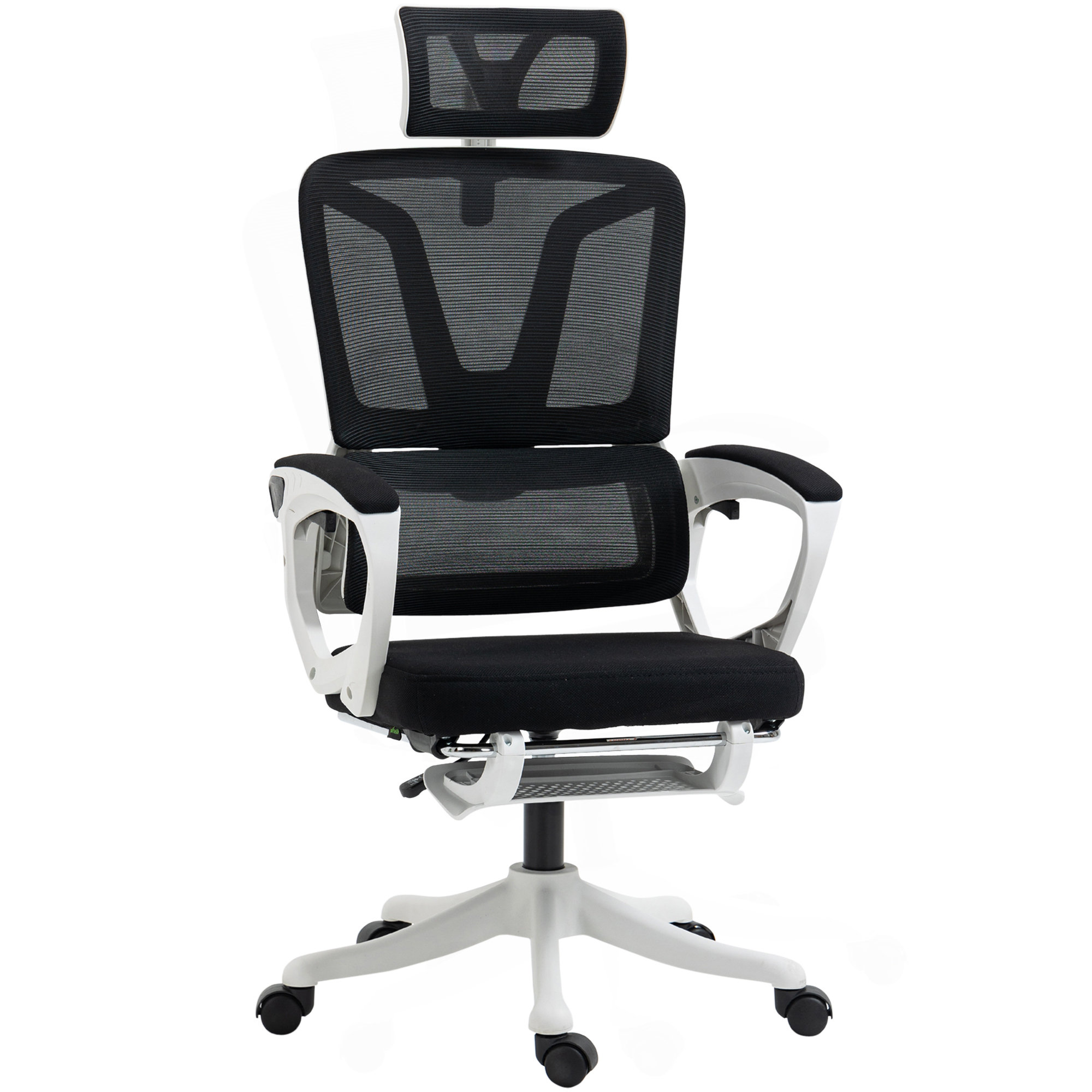 Inbox Zero Adjustable High Back Office Chair With Lumbar Support And ...