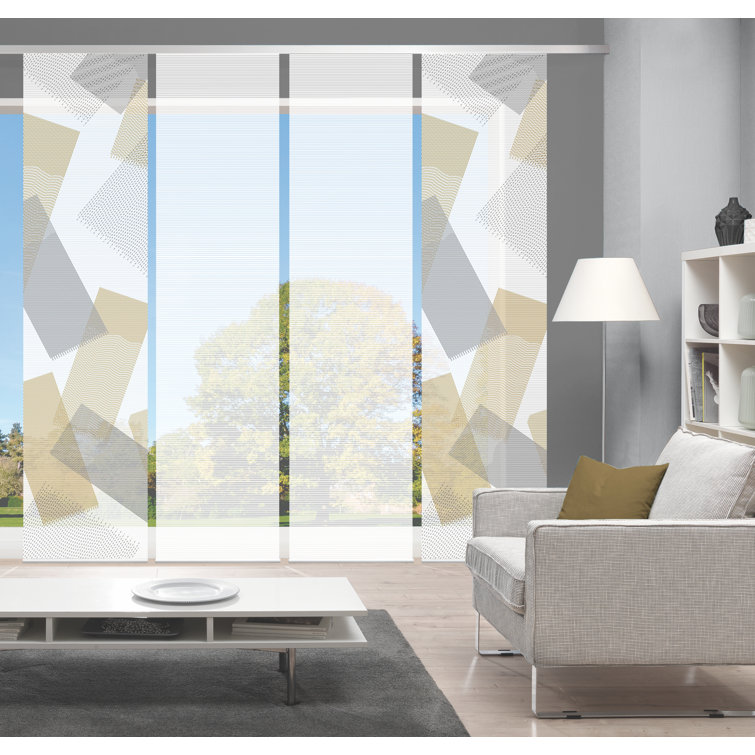 East Urban Home Polyester Semi Sheer Track Insert Sliding Panel ...