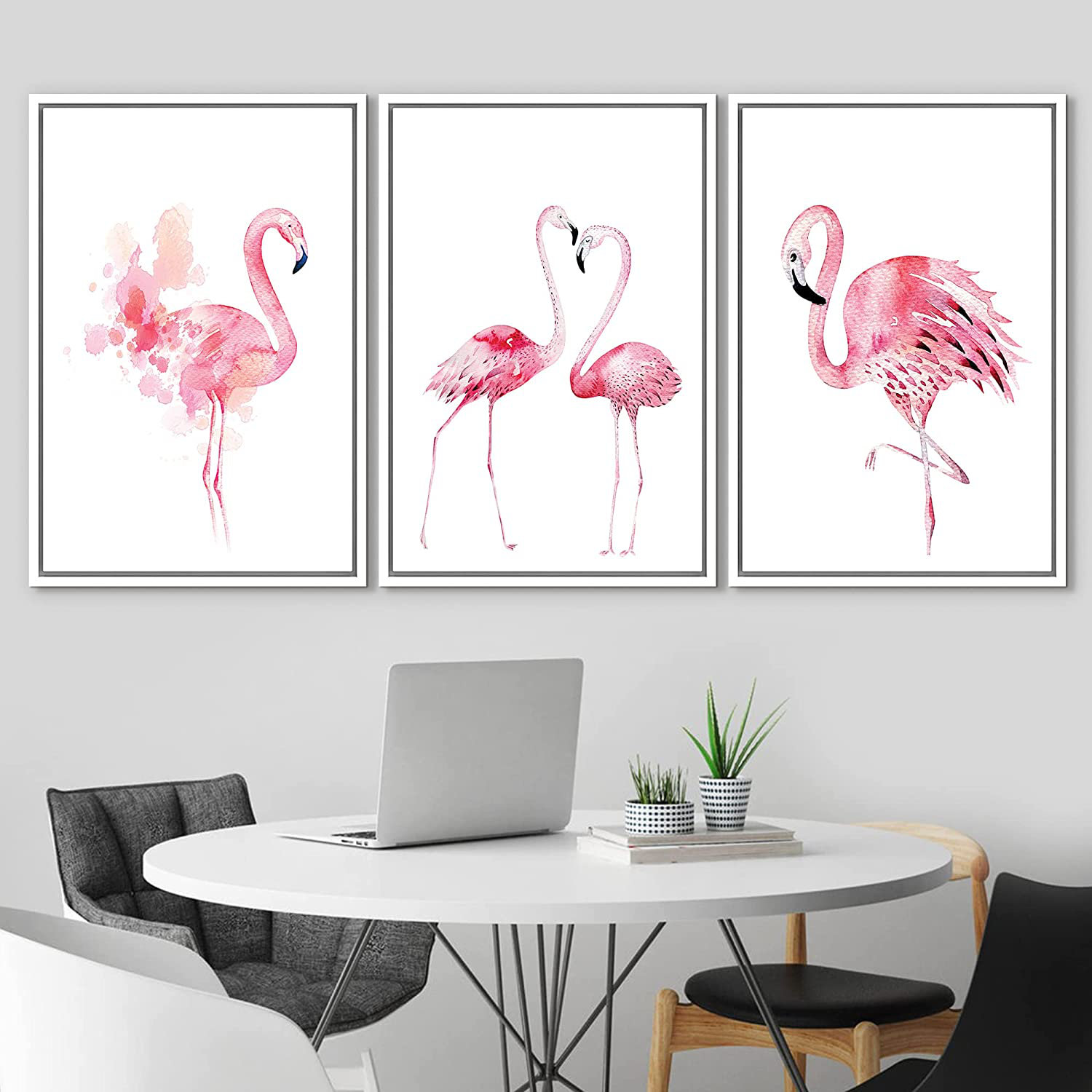 flamingo wall art