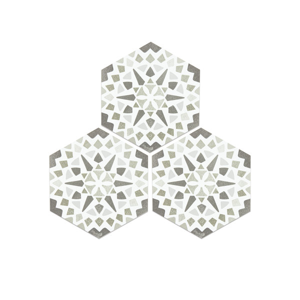 FloorPops 10" x 9" x 25mm Vinyl Tile | Wayfair