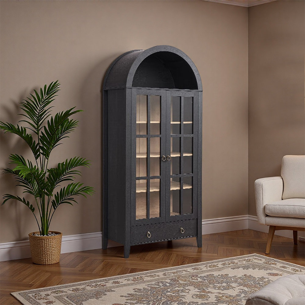 Latitude Run® French style luxury display bookcase - Wayfair Canada