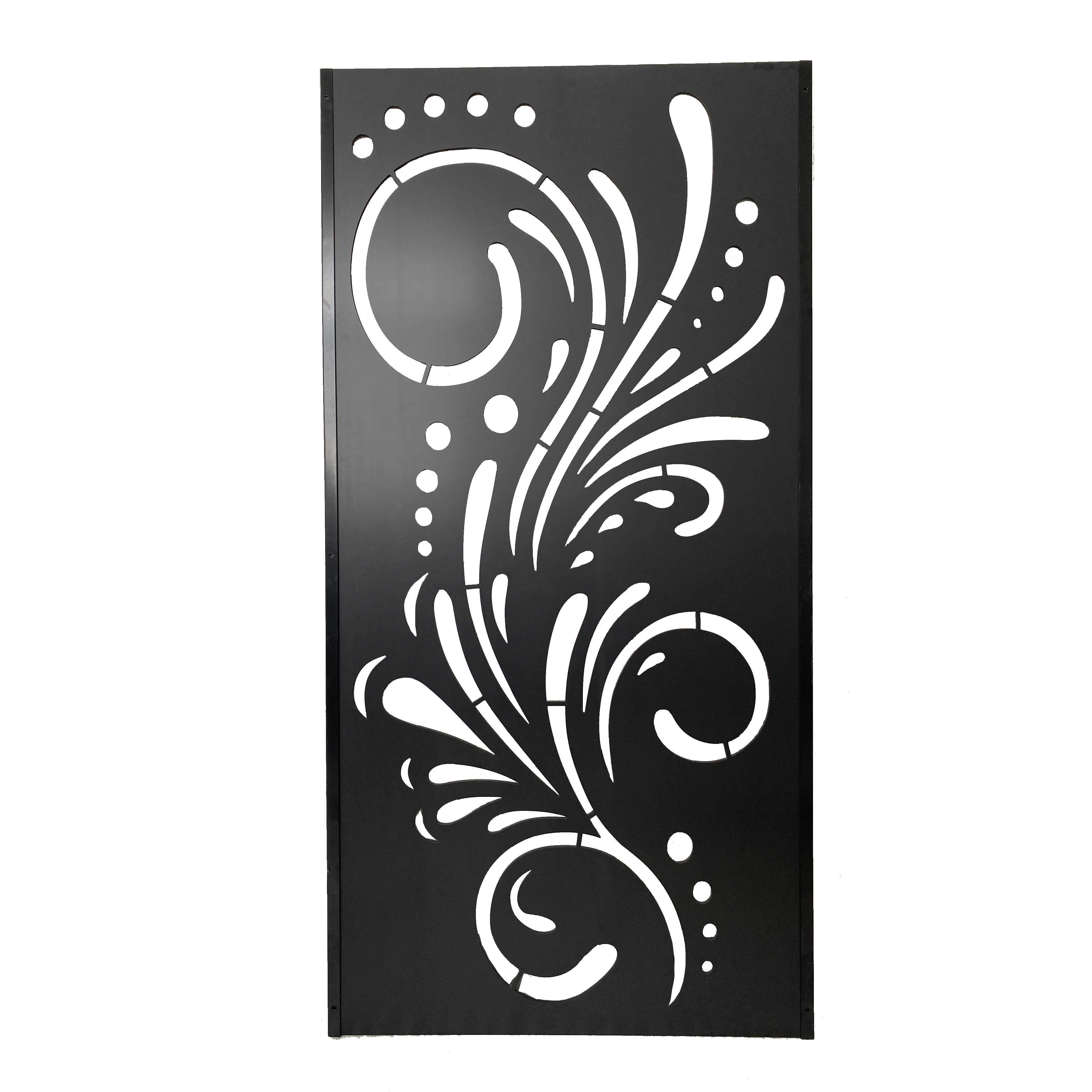 e-Joy 70 in. H x 35 in. W x 0.4 in. D Composite Decorative Privacy ...