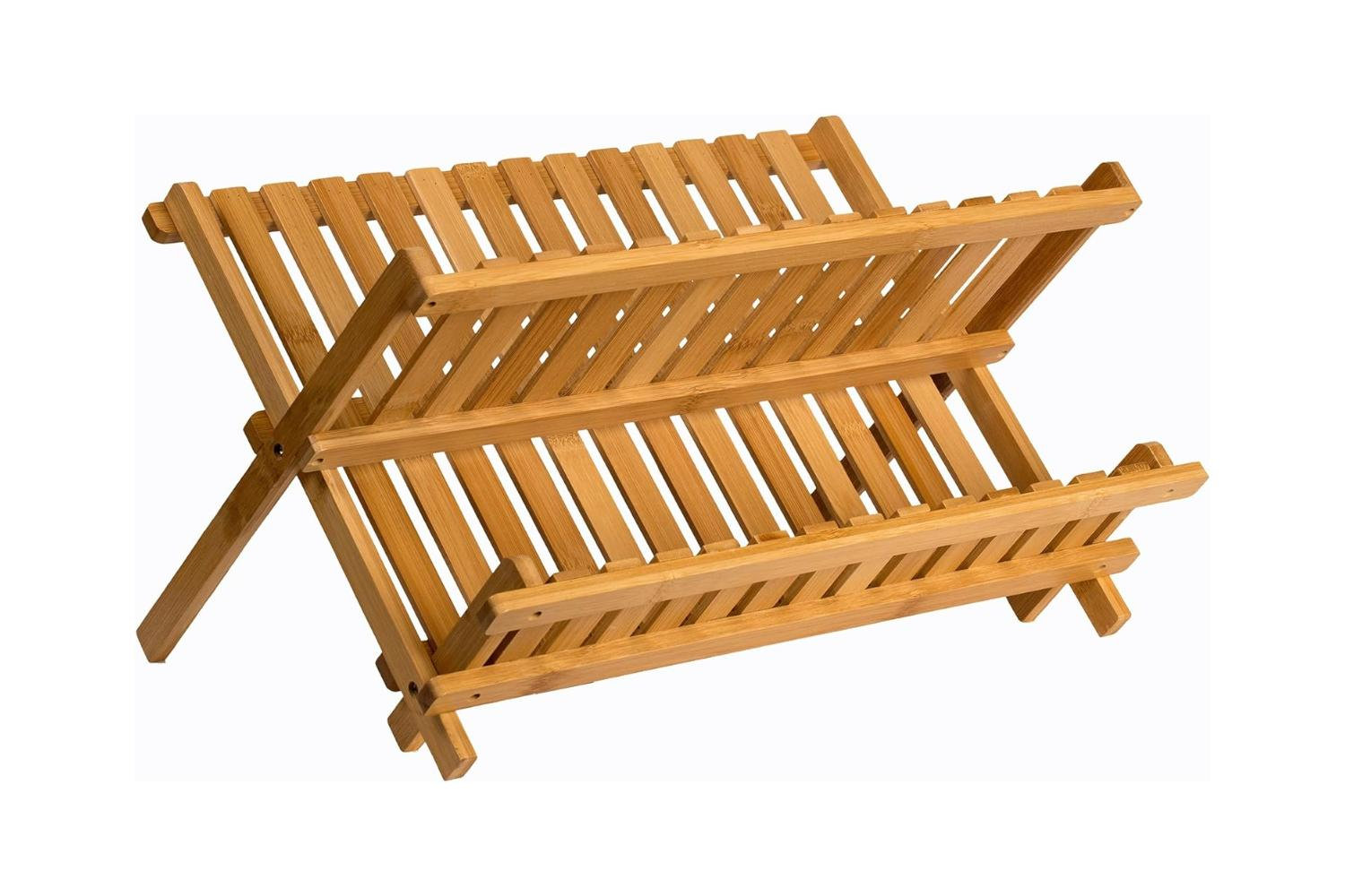 Shimano Bamboo Dish Rack | Wayfair