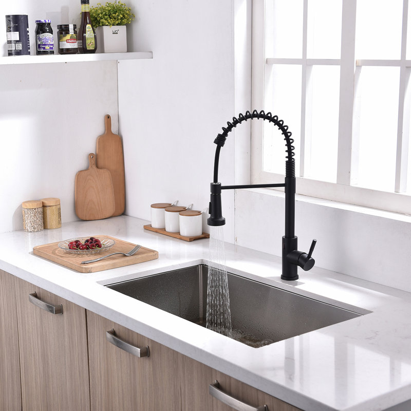 Fapully Pull Down Touchless Kitchen Faucet & Reviews | Wayfair