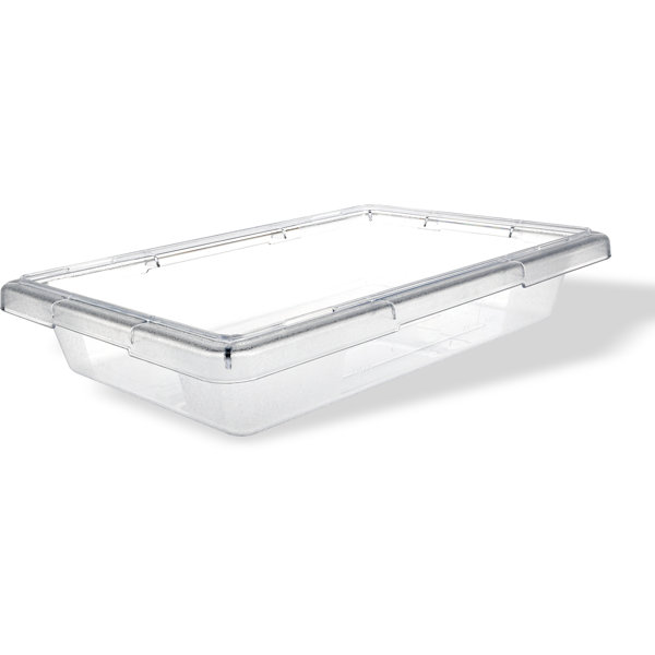 Carlisle Food Service Products Rectangle Plastic Food Storage Container ...