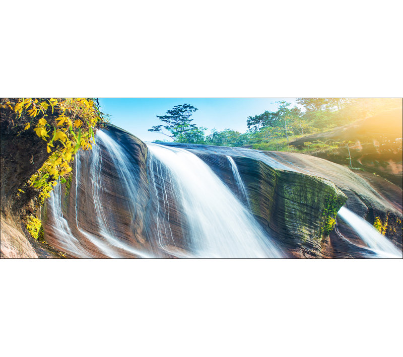 Alpen Home Jungle Waterfall - No Frame Panoramic Art Prints on Float ...