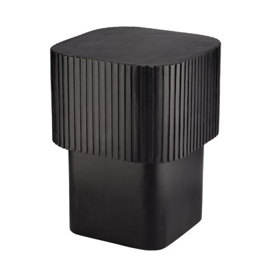 Jamie Young Company Notch Solid Wood Round Block End Table | Wayfair