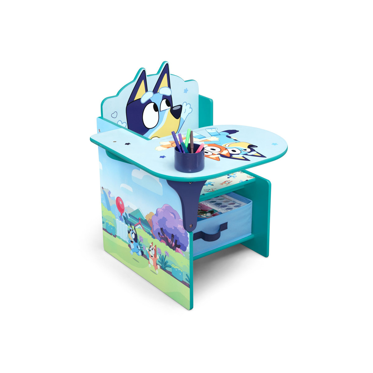 Delta Children Bluey Chair Desk With Storage Bin By Delta Children ...