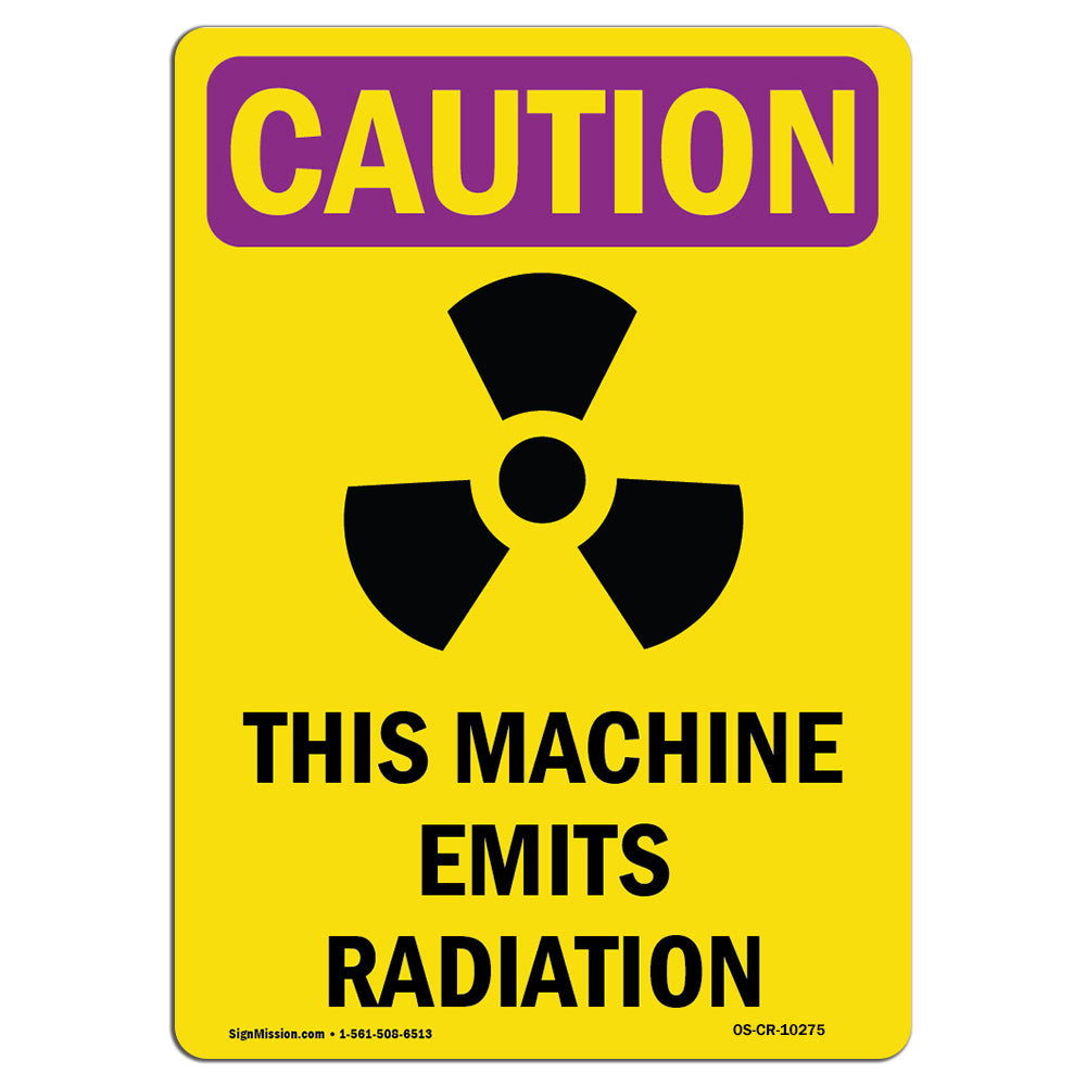 SignMission This Machine Emits Radiation Sign - Wayfair Canada