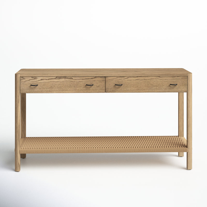 Birch Lane™ Deirdre 55'' Solid Wood Console Table | Wayfair