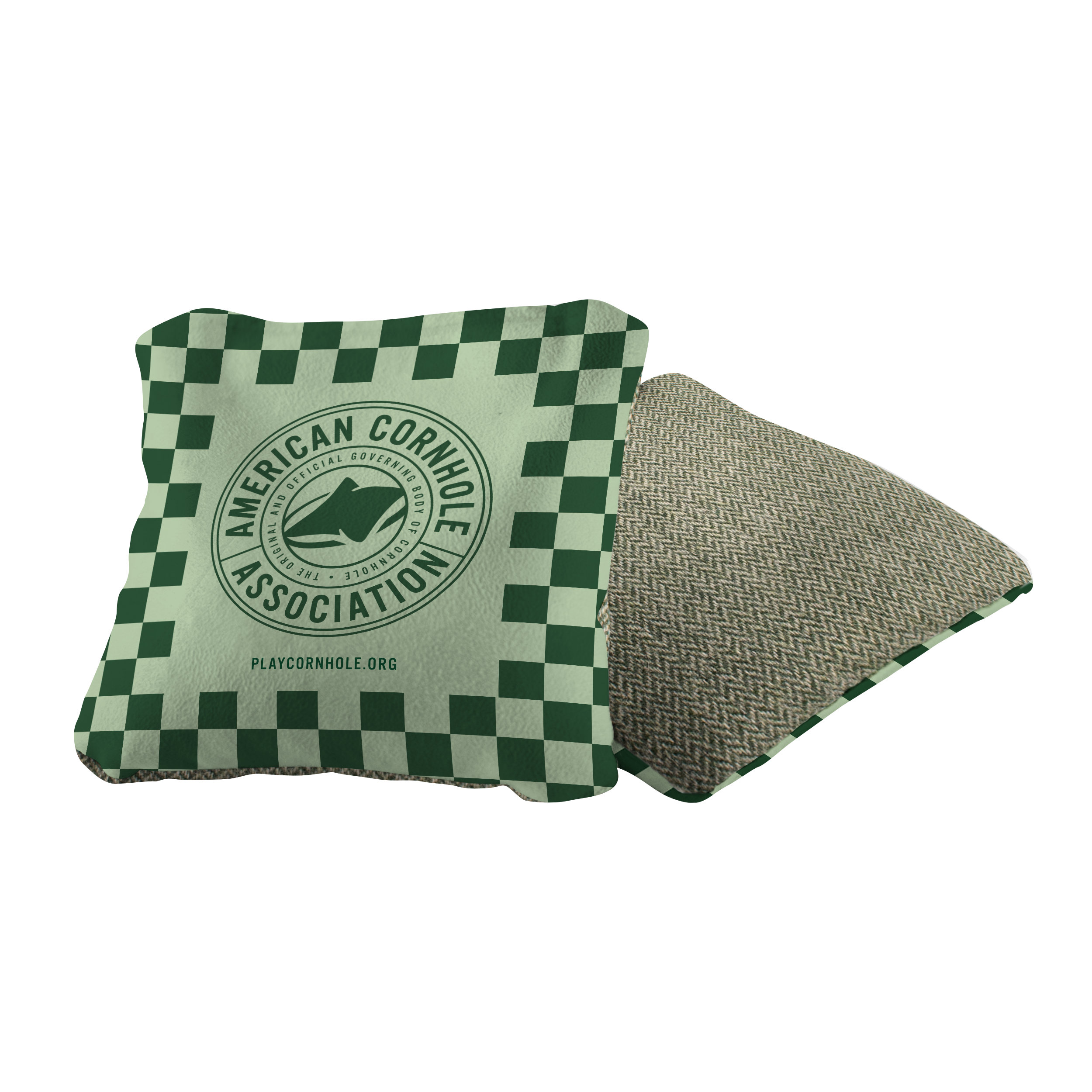 The American Cornhole Association Checkered ACA Badge Synergy Soft ...