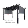 APEX GARDEN Replacement Pergola Canopy Top for 8 ft. x 10 ft. Pergola ...