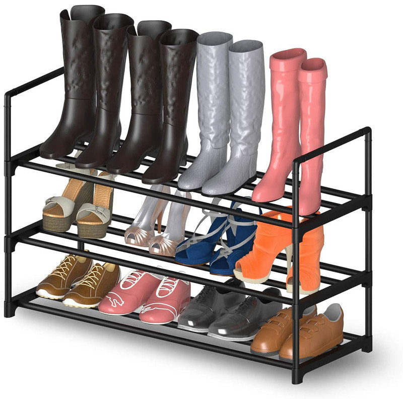 Rebrilliant Adjustable Shoe Shelf Storage Organizer,Stackable Boot ...