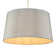 Ebern Designs Corsica 35Cm Silver Grey Hessian Linen Ceiling Pendant ...