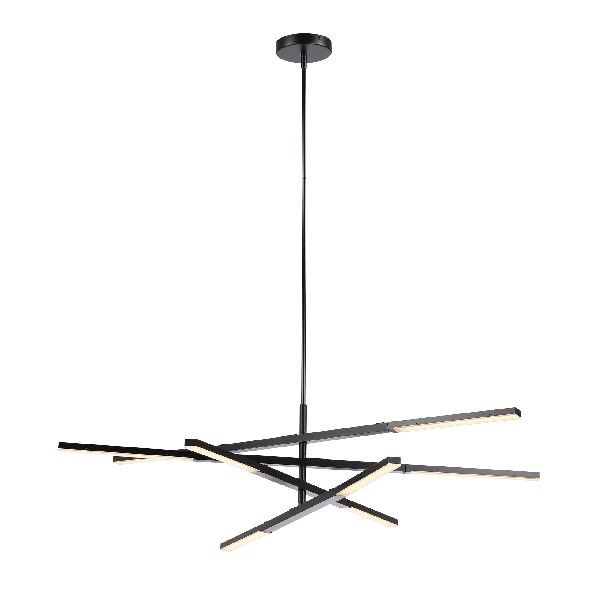 Wrought Studio™ Isgard 41.5-Watt 8-Light Integrated Led 4-Tiered ...